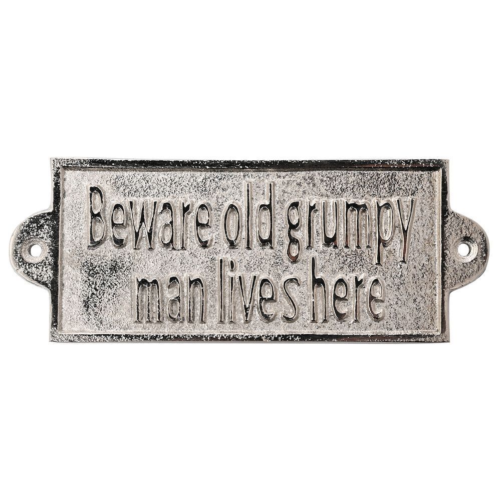 **MULTI 6** Harvey Makin Sign - Beware Grumpy Old Man | Widdop and Co.