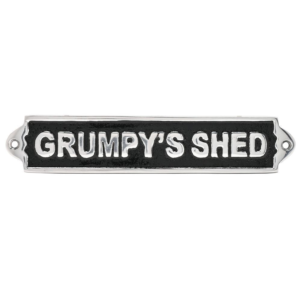 Harvey Makin Sign - Grumpy's Shed | Widdop and Co.