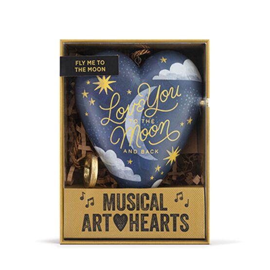 **MULTI 2** Demdaco Art Hearts To The Moon Musical Art Heart | Widdop ...