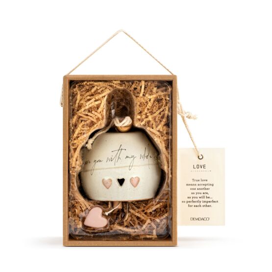 Demdaco Inspired Collection Bell - Love | Widdop and Co.