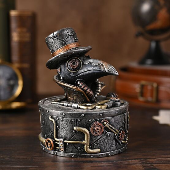 Juliana Mystic Legends Steampunk Crow Trinket Box | Widdop and Co.