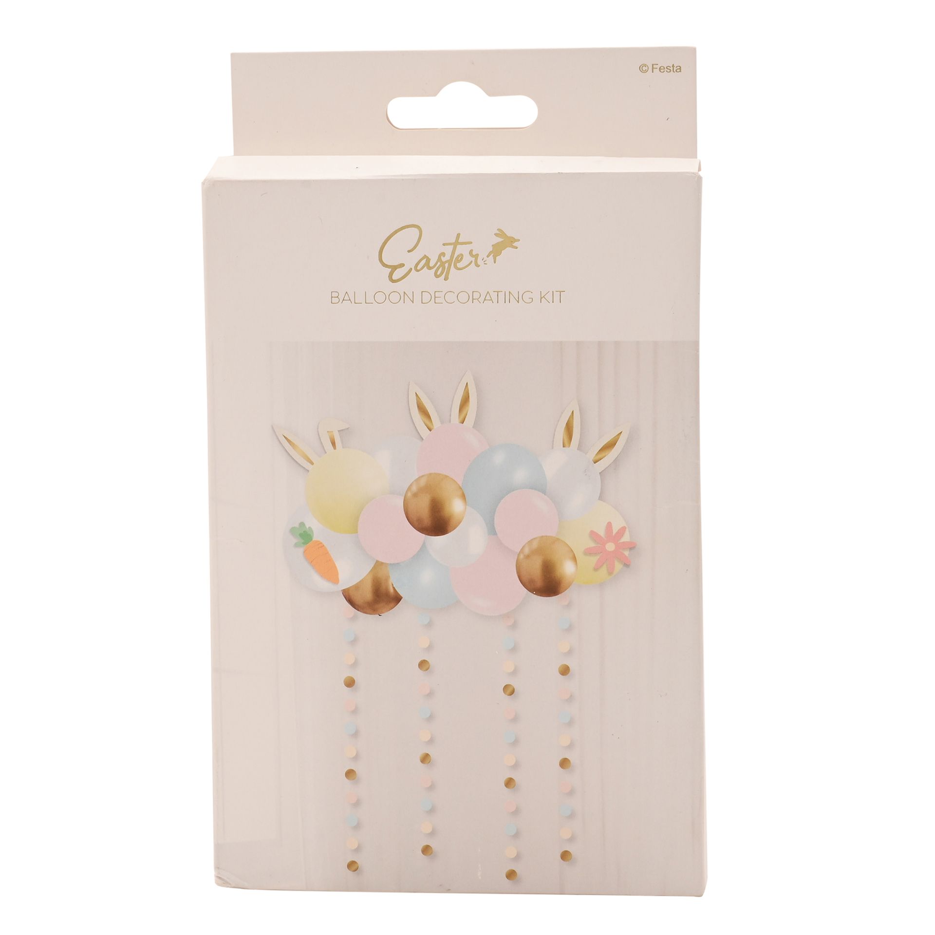The Eggs-traordinary Gifting Co Easter Floral Bunny Balloon Kit ...