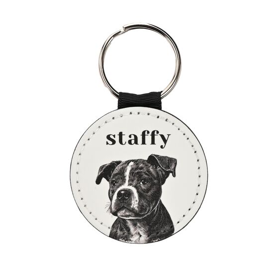 Best of Breed Keyring - Staffy | Widdop and Co.