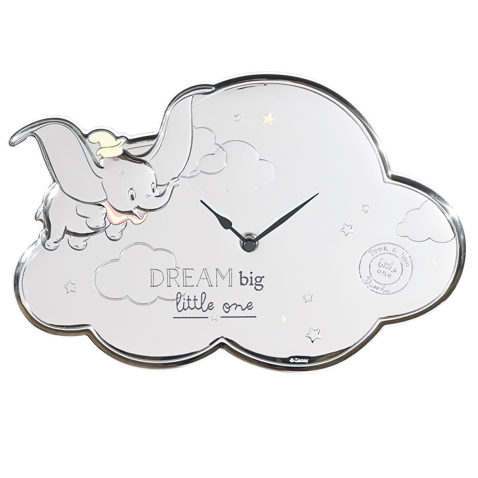 Disney Silver Dumbo Wall Clock - Made In Italy | Widdop and Co.