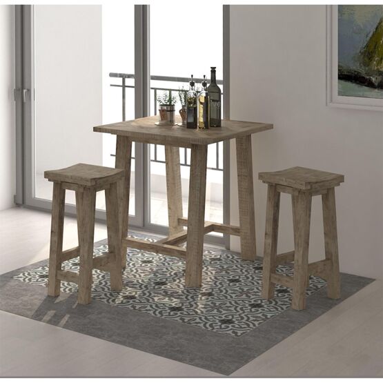 Hestia Como Wooden Bar Table In Buttermilk | Widdop and Co.