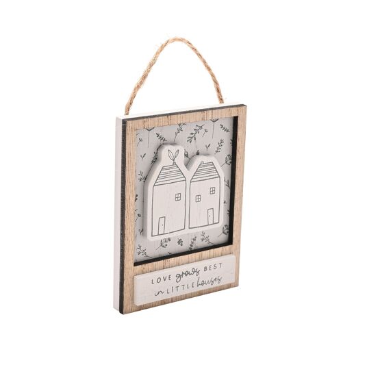 **MULTI 6** Moments Mini Frame Plaque - Little Houses | Widdop and Co.