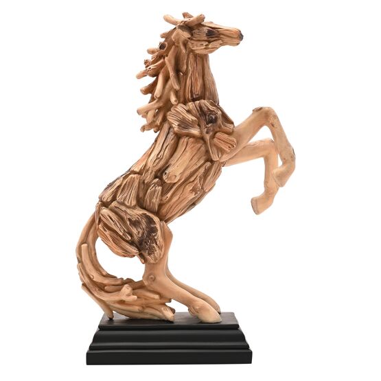 Naturecraft Resin Driftwood Collection Rearing Horse Figurine | Widdop ...