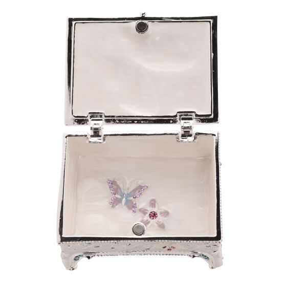 Sophia Classic Enamel Butterfly Trinket Box | Widdop and Co.