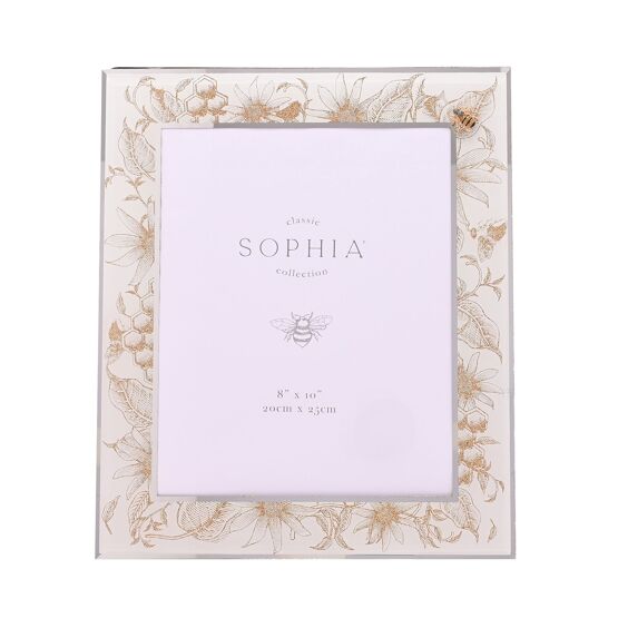 Sophia Classic Golden Bee 8 x 10" Glass Photo Frame | Widdop and Co.