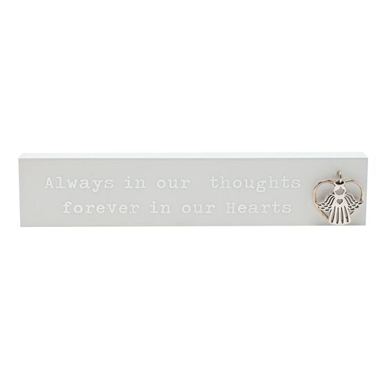 **MULTI 6** Thoughts of You Mantel Plaque - Always In Our Thoughts ...