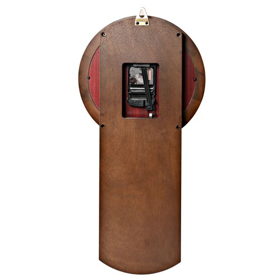 Wm. Widdop Dark Walnut Finish Pendulum Wall Clock | Widdop and Co.