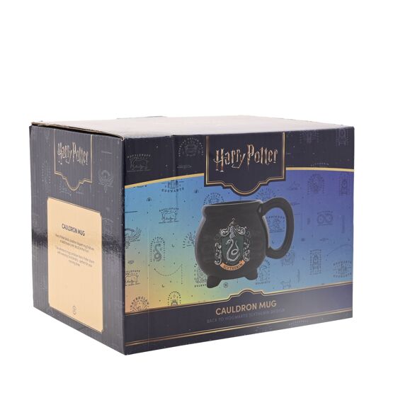Harry Potter Back To Hogwarts Cauldron Mug - Slytherin | Widdop and Co.