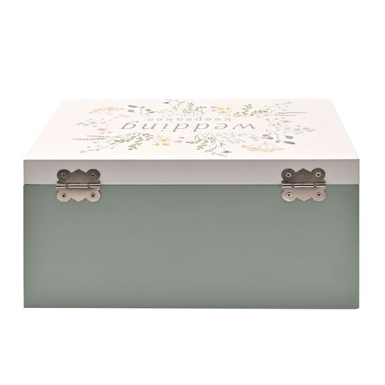Love Story Wildflower Wedding Keepsake Box | Widdop and Co.