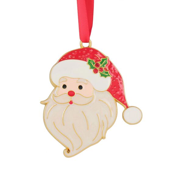 Collectable Tree Decoration - Santa's Head | Widdop and Co.