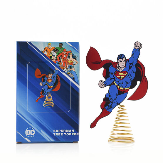 DC Comic Christmas Tree Topper - Superman | Widdop and Co.